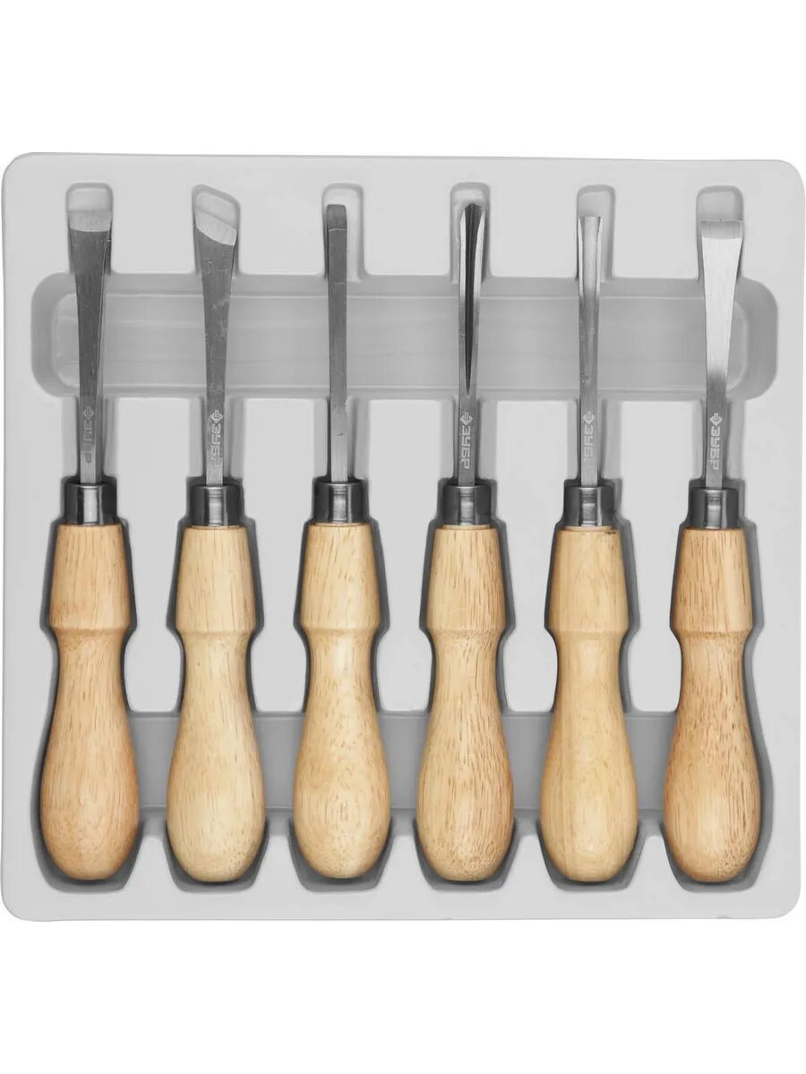 6 предм, фигурные стамески, Профессионал