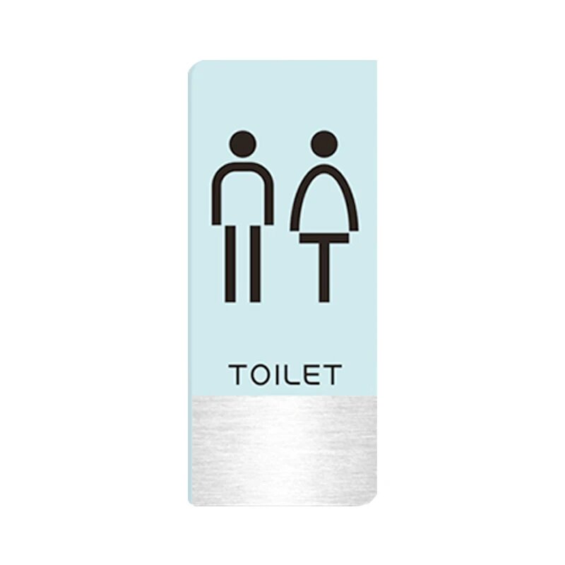 Акриловый знак для туалета "Мужчины/Женщины" TOILET