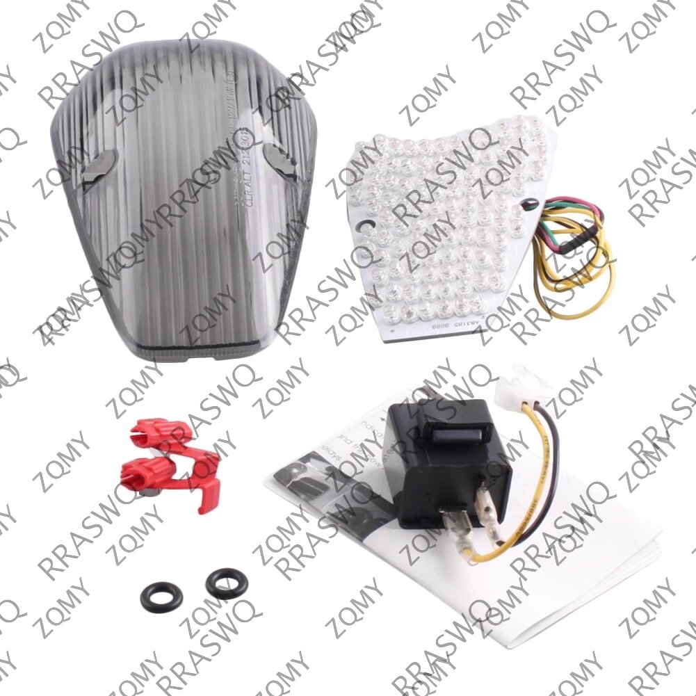 Встроенный светодиодный задний стоп-сигнал для мотоцикла, указатель поворота, задний фонарь для HONDA VTX 1800 VTX 1300 CUSTOM 2002 Smoke