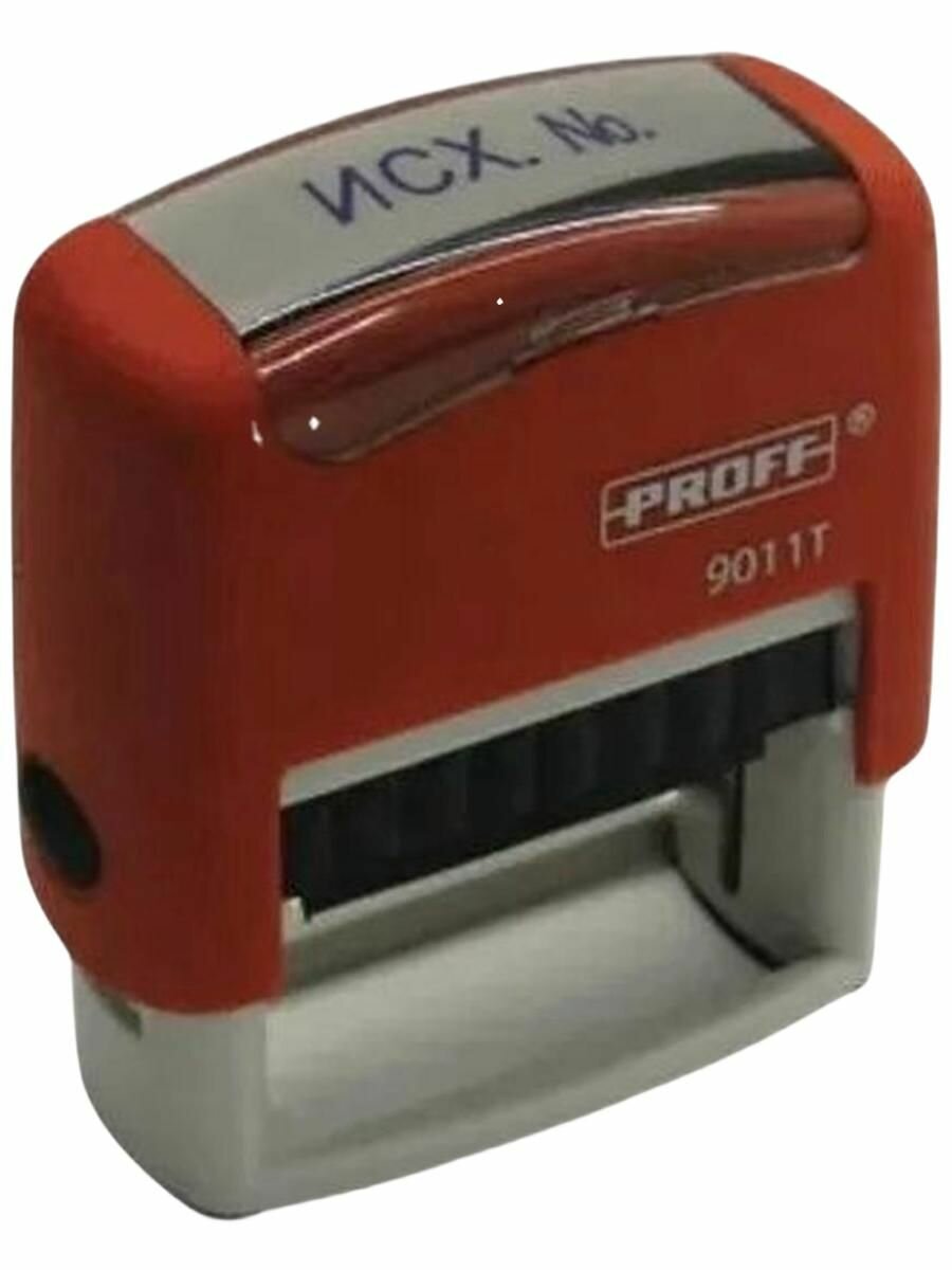 Штамп автом. Исходящий №6 38*14мм Proff