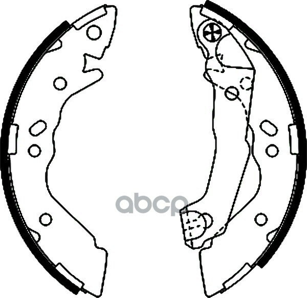 Колодки тормозные барабанные Mintex арт. MFR439