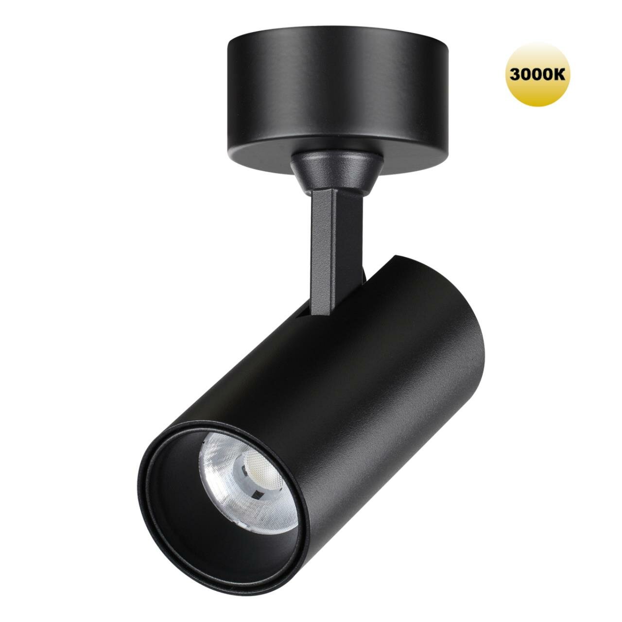 NOVOTECH 359228 OVER NT23 374 черный Светильник накладной светодиодный IP20 LED 15W 220V 1440Лм 3000К SELENE