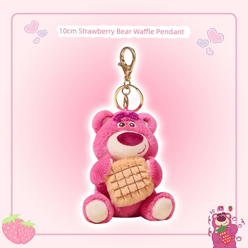 Оригинальный плюшевый брелок-игрушка Disney Lotso в виде медведя, серия «Десерт», подарок для девочек Подвеска