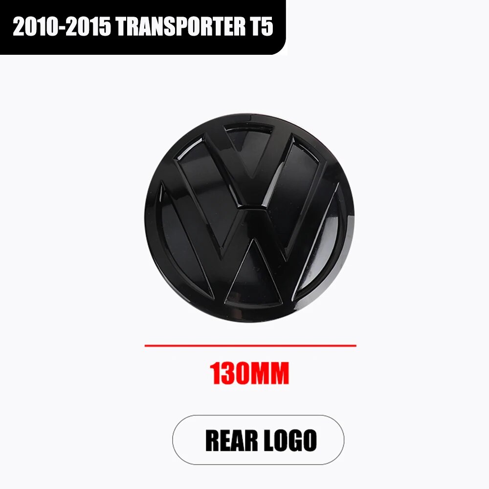 Автомобильный передний задний багажник с логотипом, эмблемой, наклейка, украшение для Volkswagen VW Transporter T5 2010 2011 2012 2013 2014 2015 1PCS Rear BK