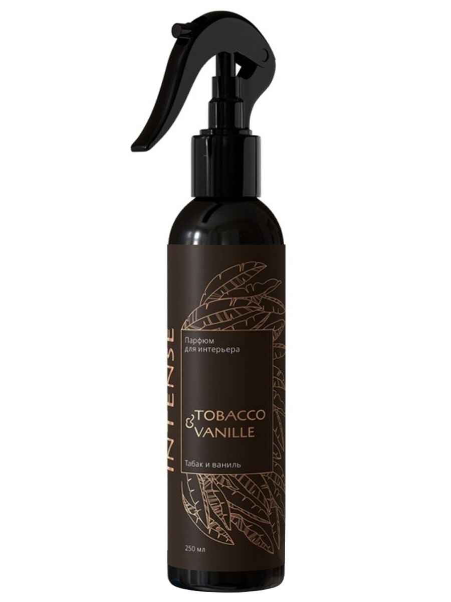 Парфюмированный Ароматизатор воздуха Clean&Green Intense Tobacco&vanille Табак и ваниль 250мл триггер