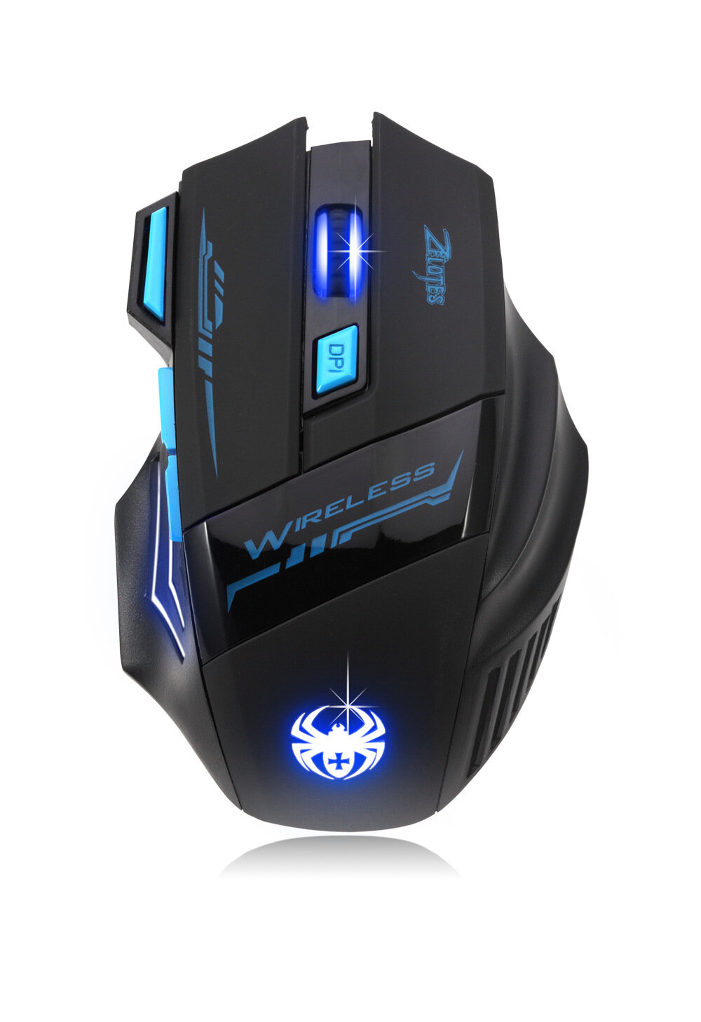 Беспроводная светящаяся игровая мышь с ультрадолгим временем автономной работы, 4800 DPI, многокнопочная эргономичная