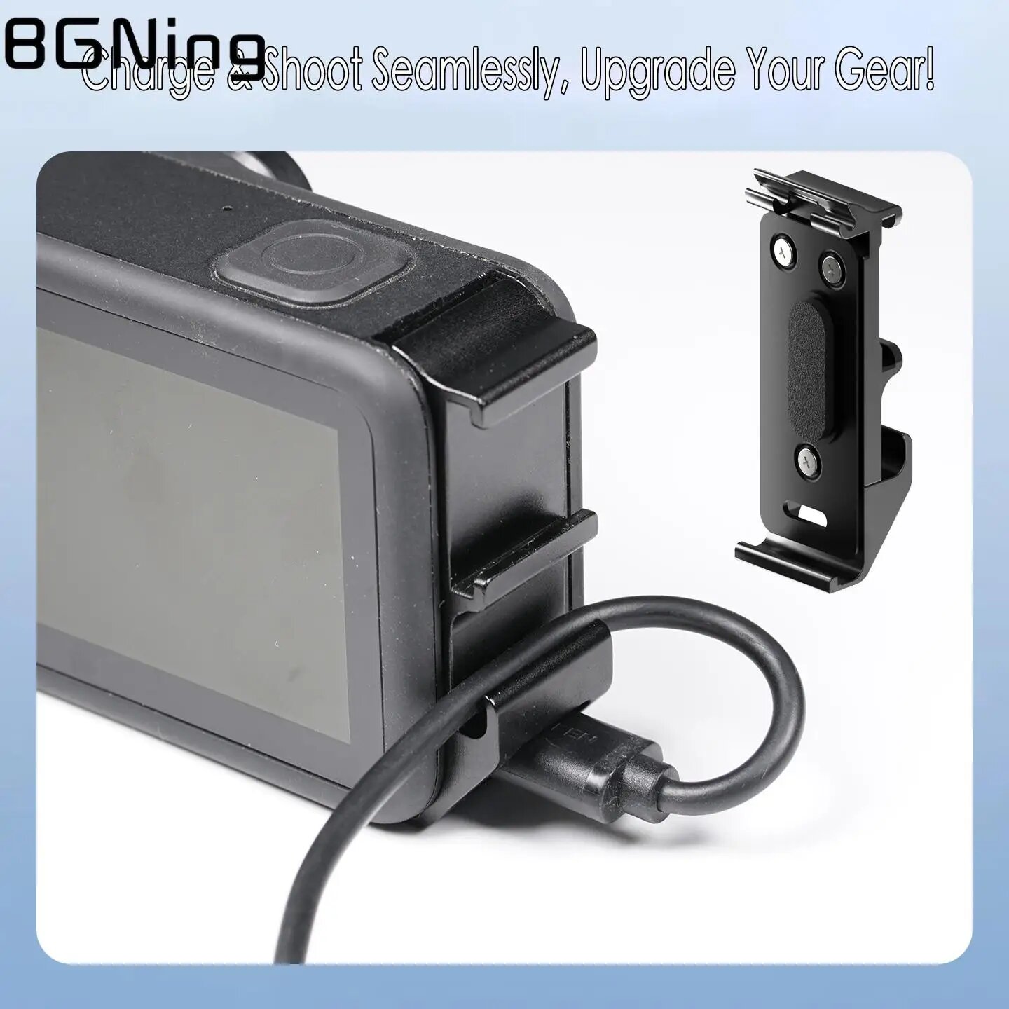 Боковая крышка Type-C для GoPro Hero 13 12 11 10 9 BGNing