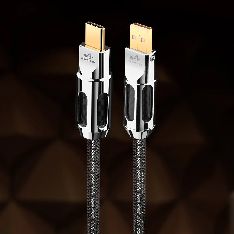 ATAUDIO HiFi USB ЦАП кабель Type A к Type B USB A to C, 0.5m