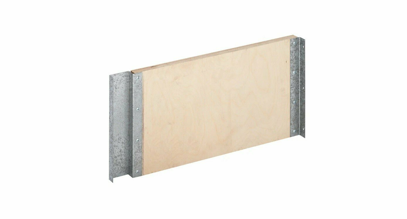 Поперечина универсальная траверса Knauf 600 х 300 х 24 мм, Оцинкованная сталь, Фанера