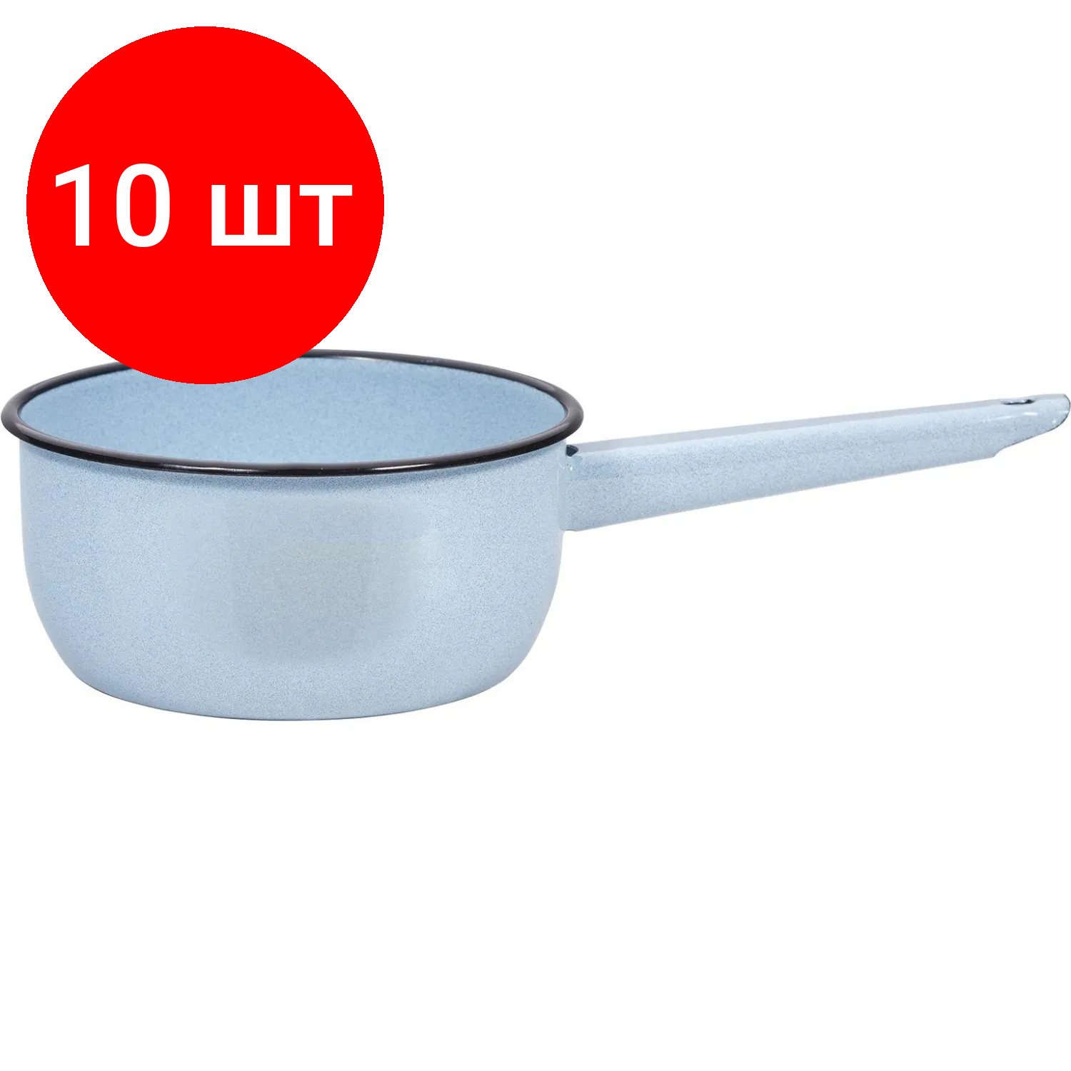 Комплект 10 штук, Ковш эмал 1.5л 60035924