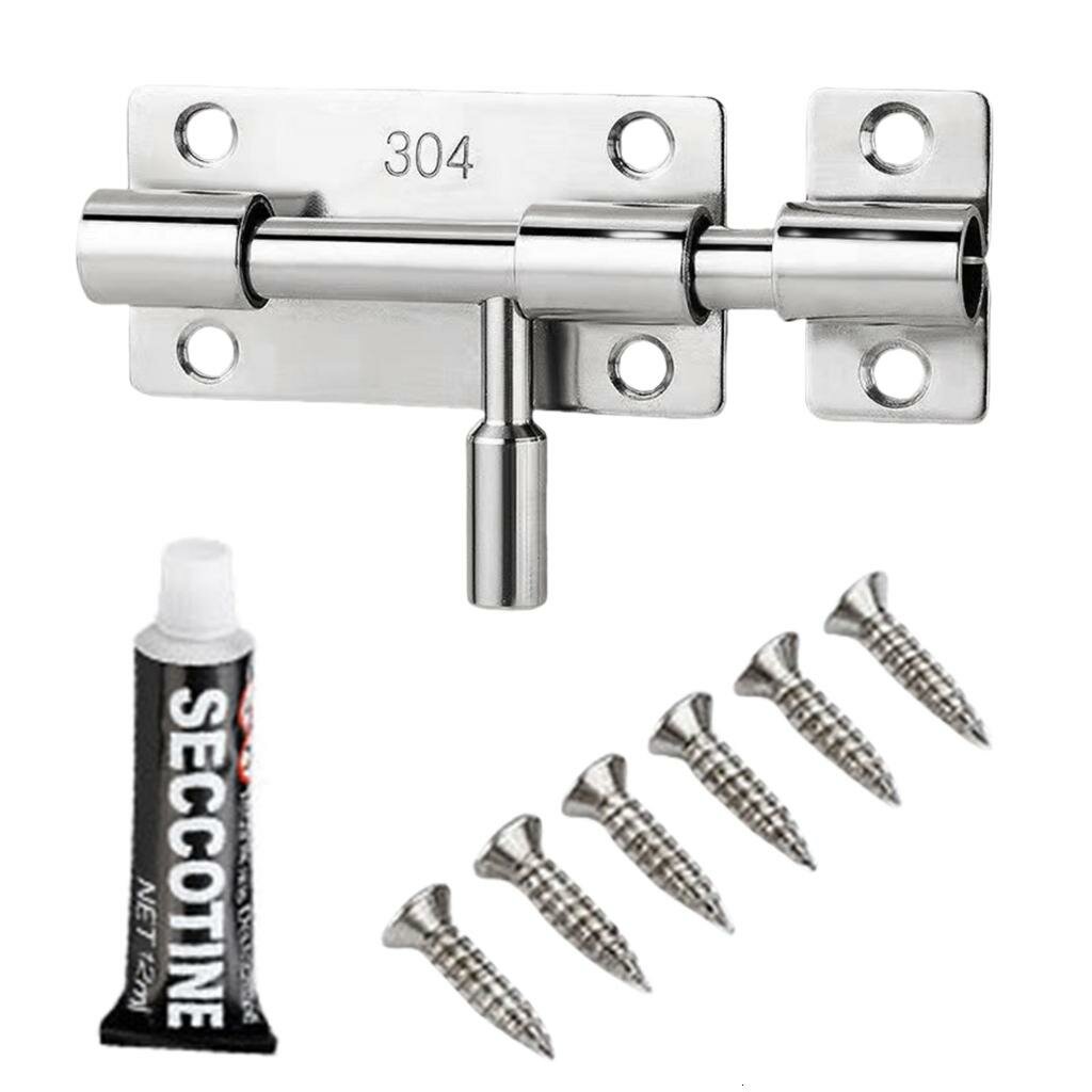 Замок-защелка из нержавеющей стали для двери и калитки, Стиль 2