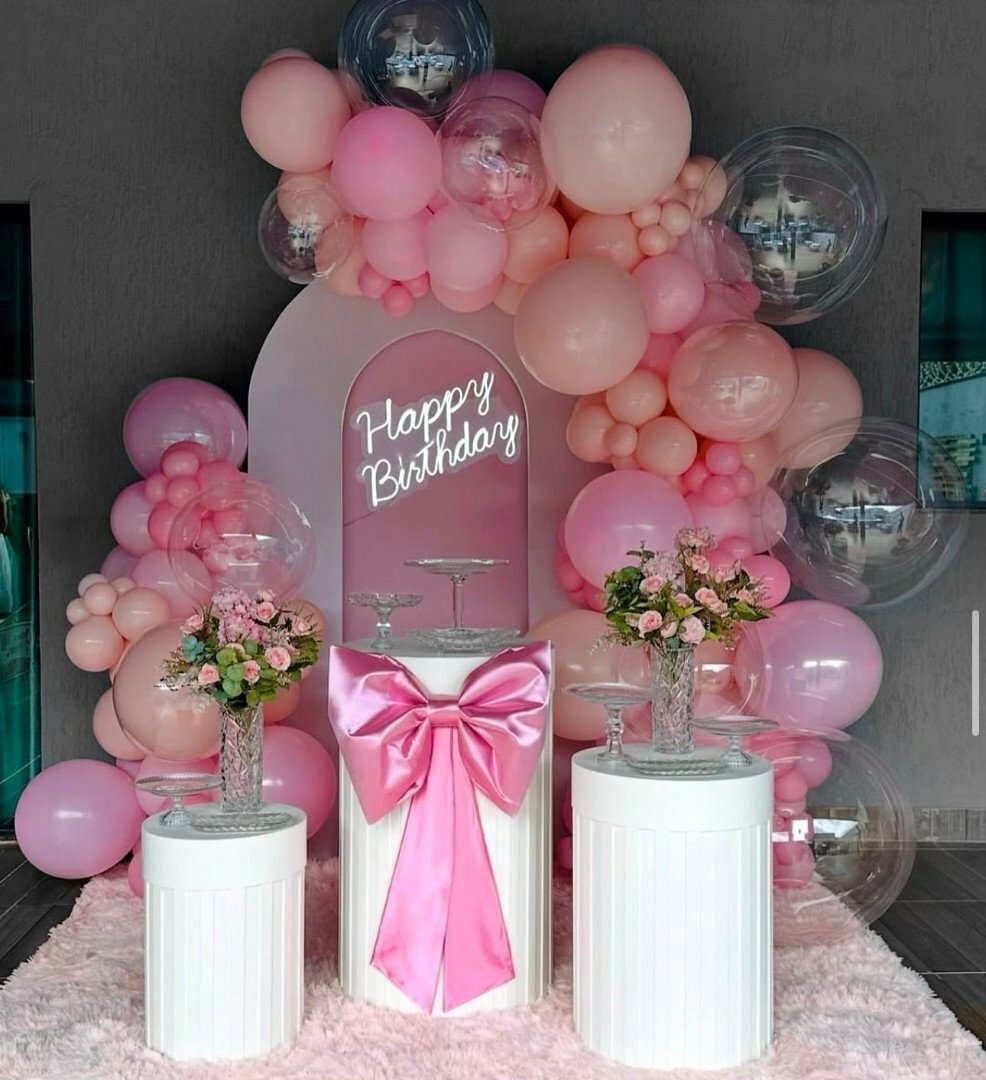 Фотозона из шаров «Сладкая нежность»