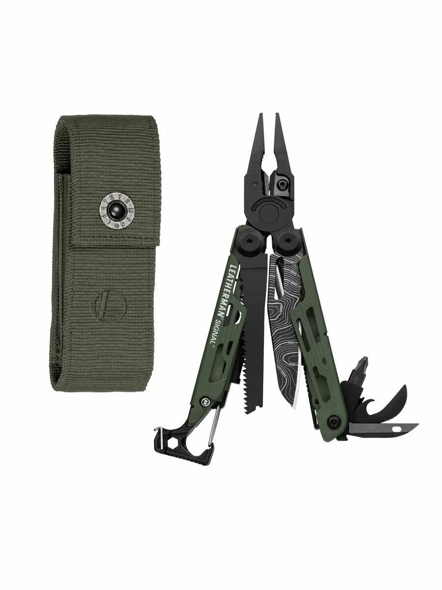 Мультитул Leatherman Signal Green Topo Blade