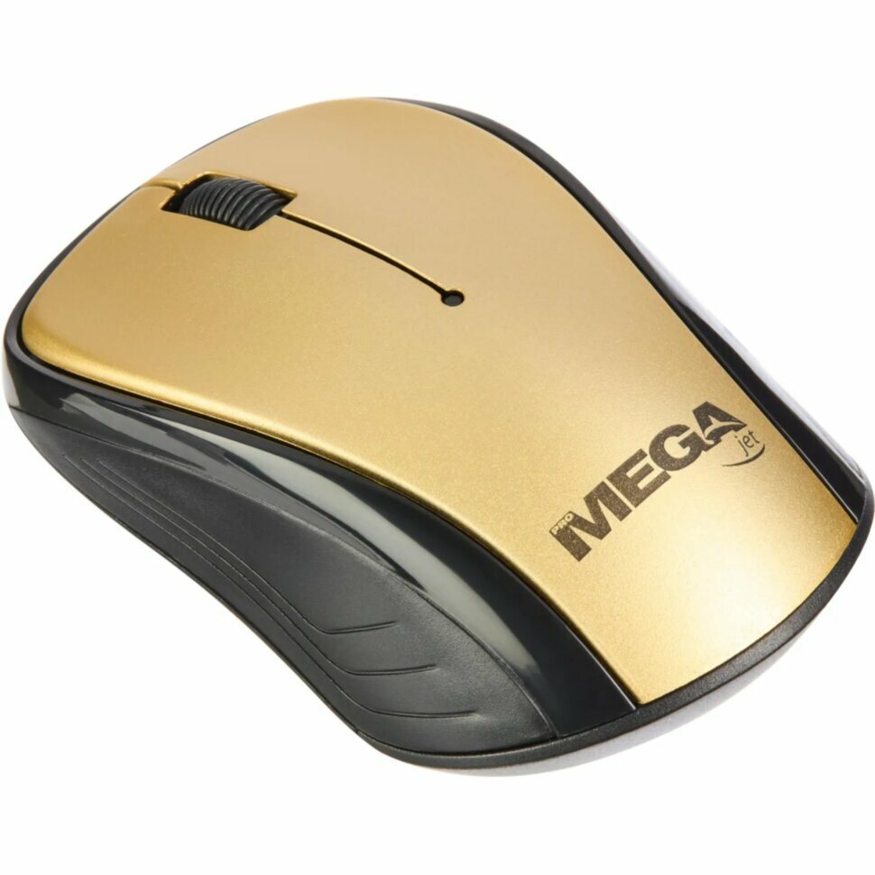 Мышь компьютерная ProMega jet WM009 USB WLS RT/2 ААА/dpi 1200/3 кн/бежевый, 1948967