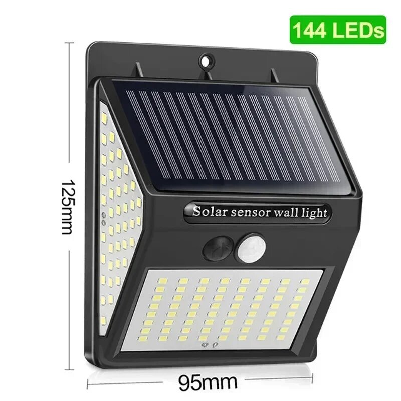 Солнечные настенные светильники Heinast 144LED