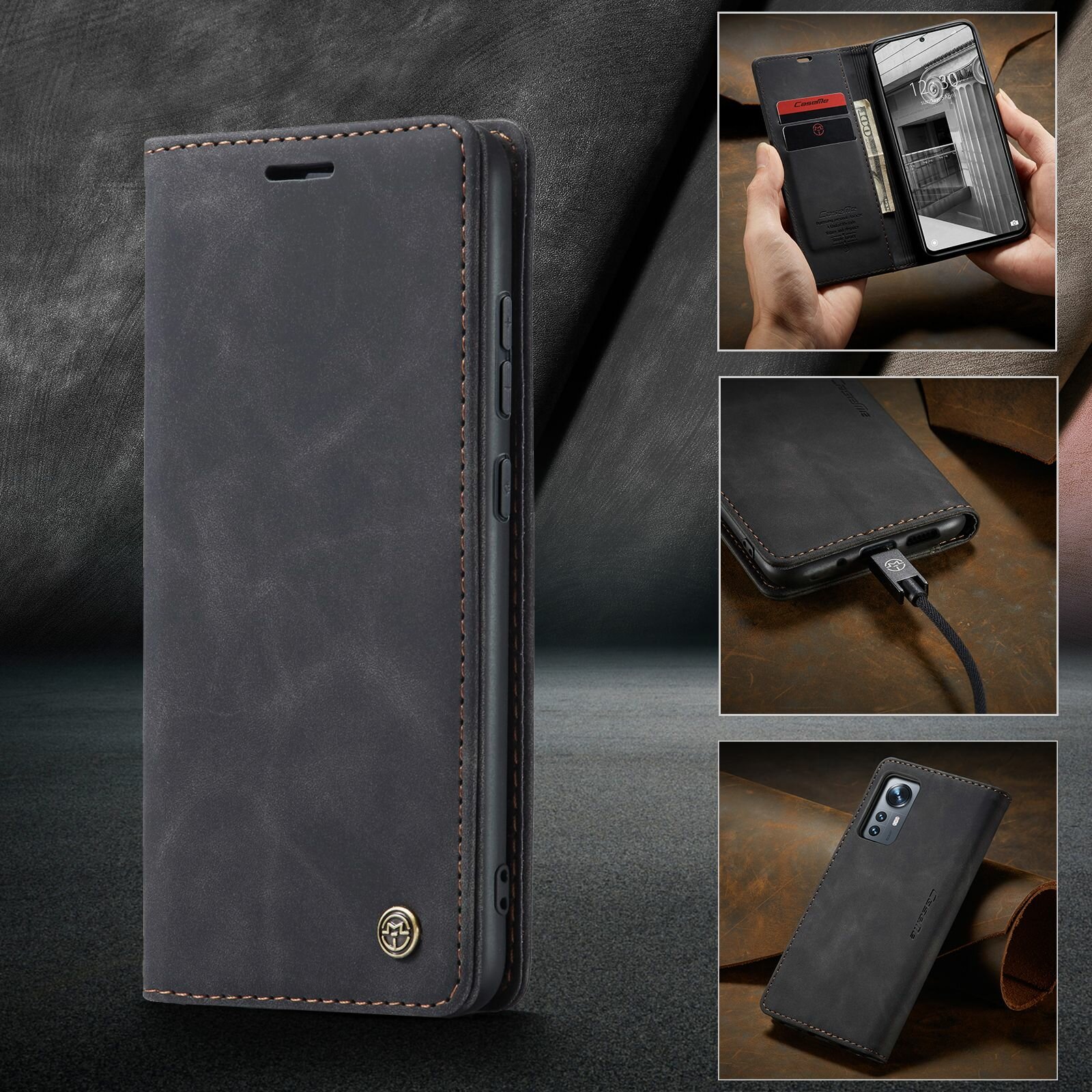 Чехол MyPads для Xiaomi 12/12X/12S, черный