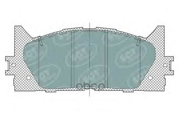 Колод. торм. задн. TOYOTA CAMRY V40 06-/V50 2.5/3.5 11-/LEXUS ES 250/350/300h 06-/12- SCT арт. sp325