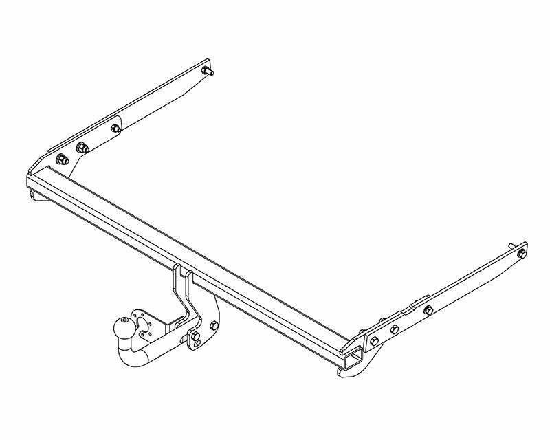 Фаркоп AvtoS для FORD Kuga (2013-) с универсальной электрикой Smart(блок) и сертификатом в комплекте, арт.(FD 31+smart)
