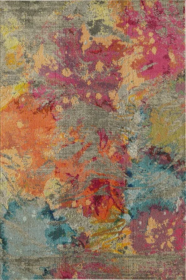 Ковер на пол в гостиную в спальню 160х300 см бежевый современный ворс 8 мм 331351 KoverVDom