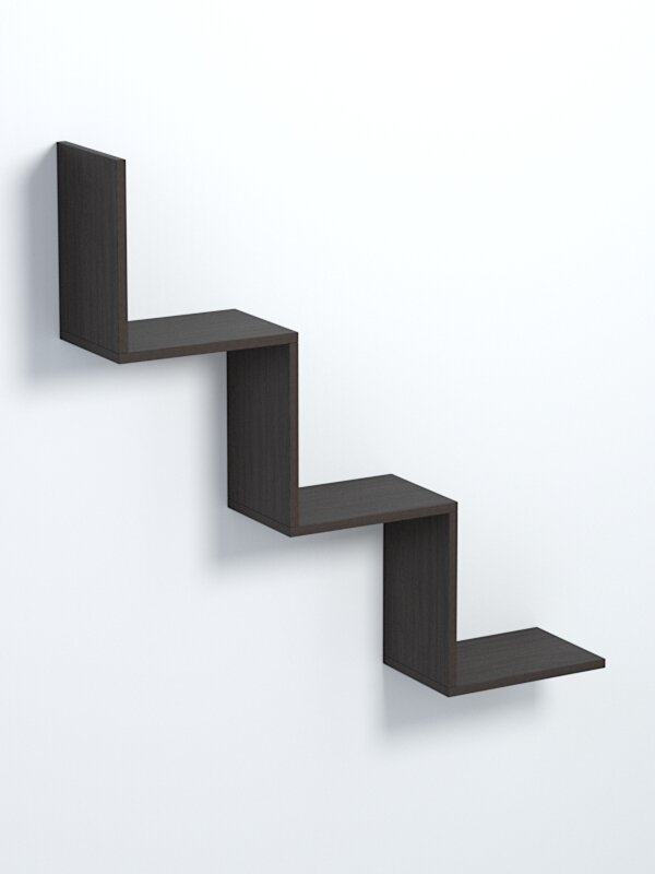 Полка настенная "вайб" №19, Дуб Венге. Производитель товара - компания Westcom.