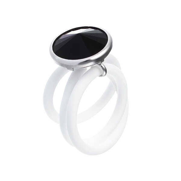Кольцо, серебро, 925 проба, стекло