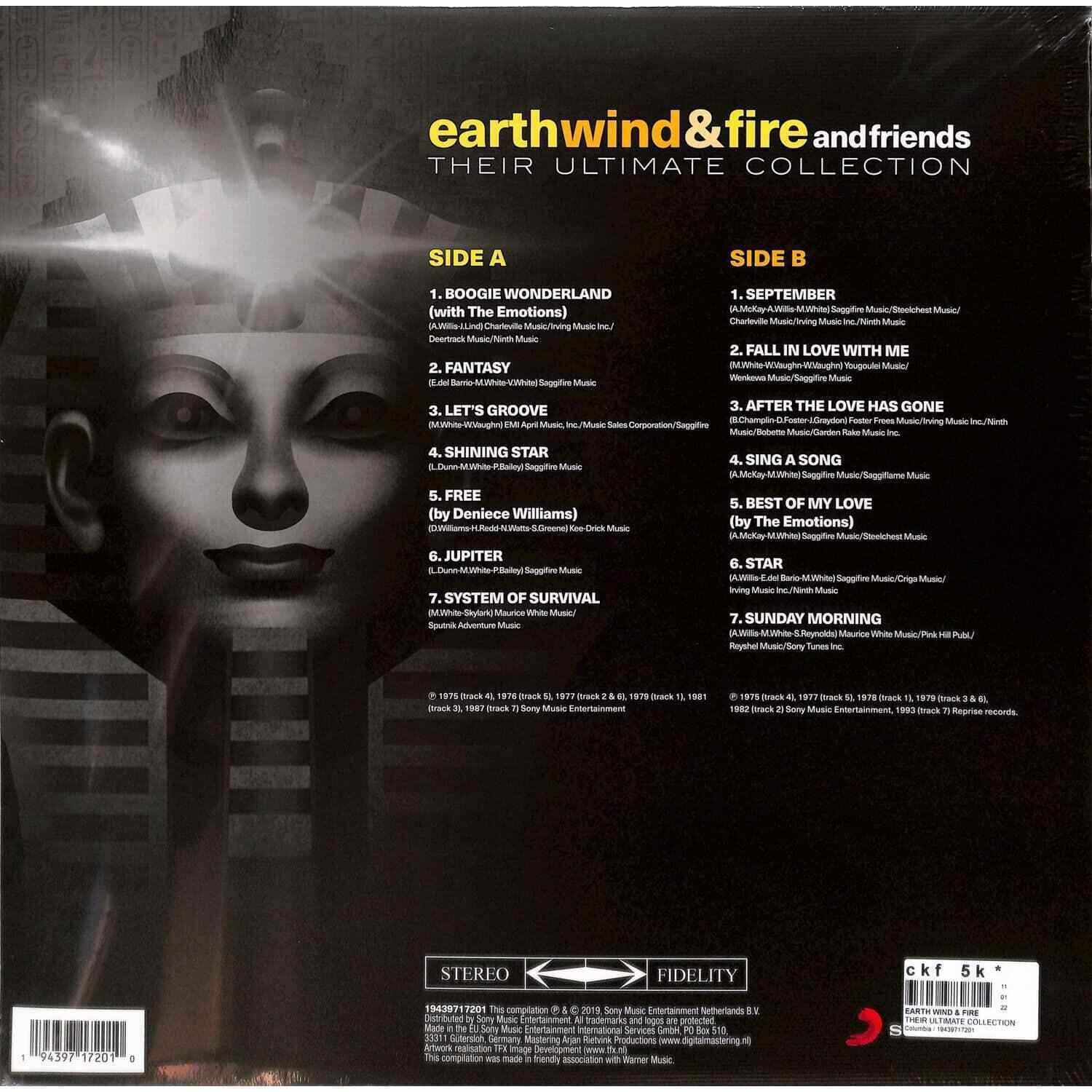 Виниловая пластинка Earth, Wind & Fire "Their Ultimate Collection" Lp — фото 1