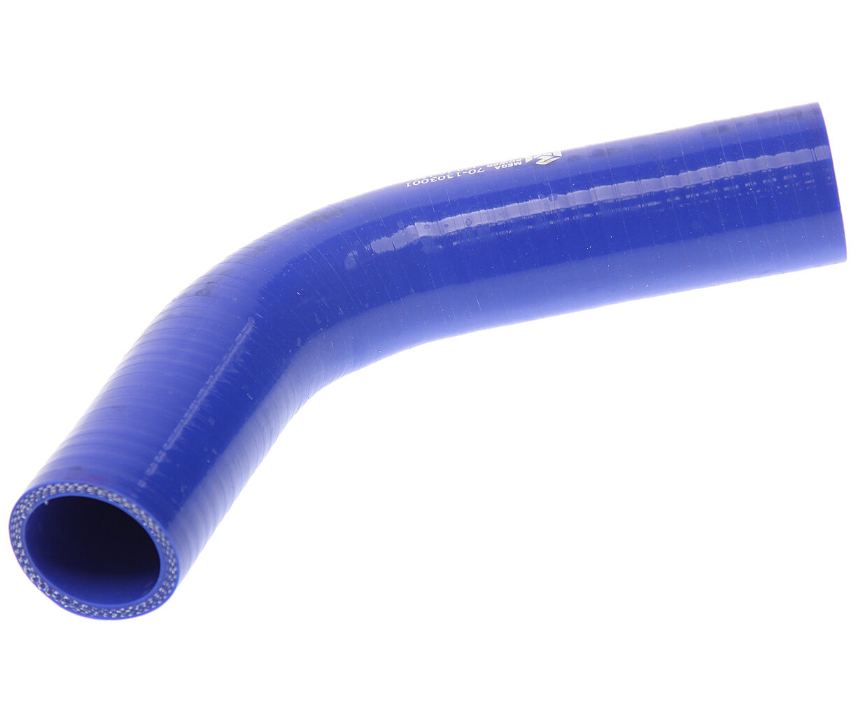 Патрубок МТЗ-80,82,900 радиатора верхний (длинный) силикон MEGAPOWER