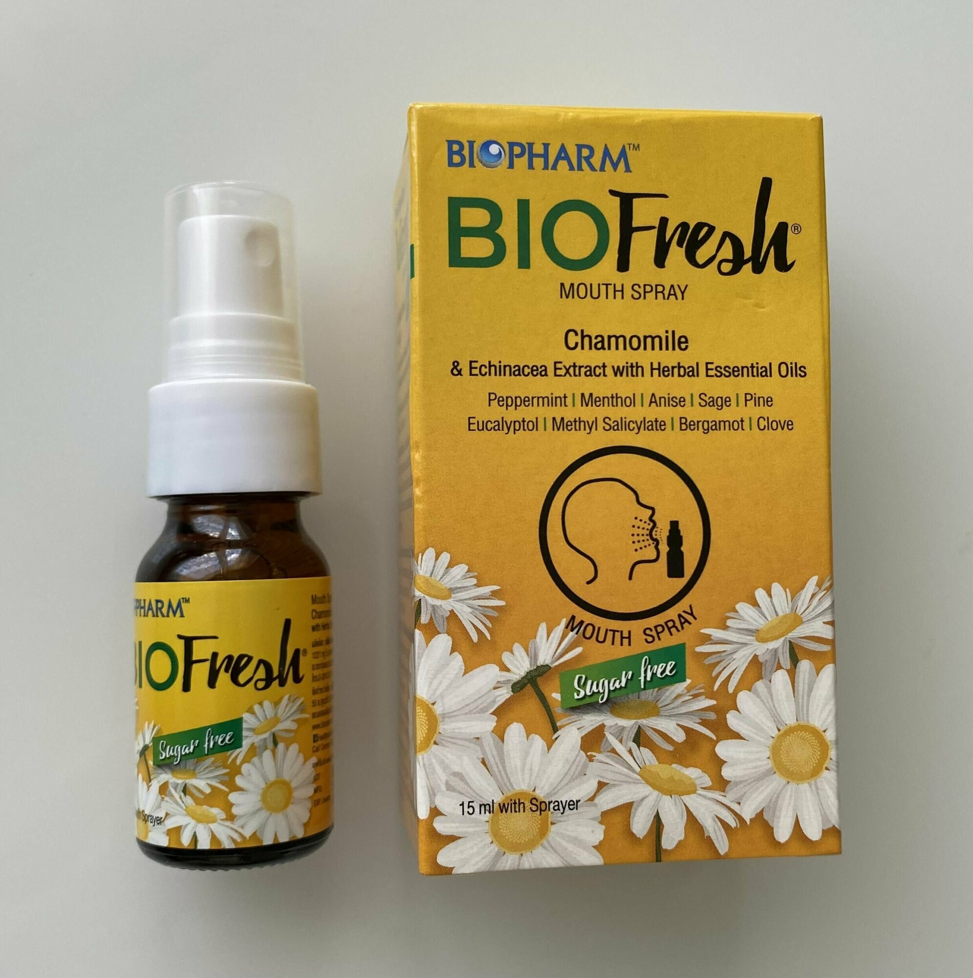 Спрей Kamillosan "Биофреш", противовоспалительный, для дыхательной системы, 15 мл