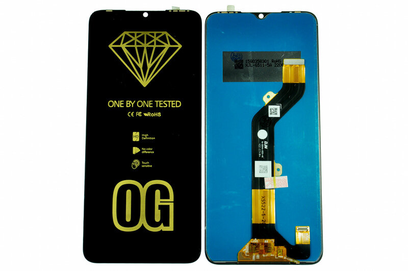 Дисплей для Tecno Spark 8C/Spark 9 (KG5p)/Spark 9t (KH6)+Тачскрин черный