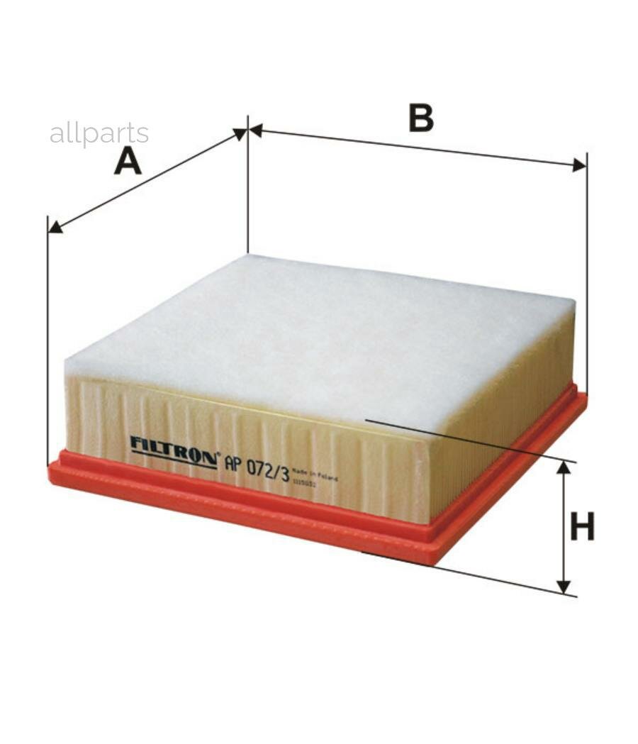 FILTRON AP0723 фильтр воздушный!\ Opel Meriva 1.4 10>