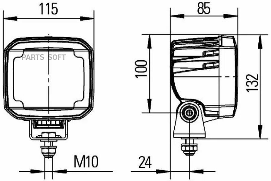 Фара HELLA арт. 1GA995506031