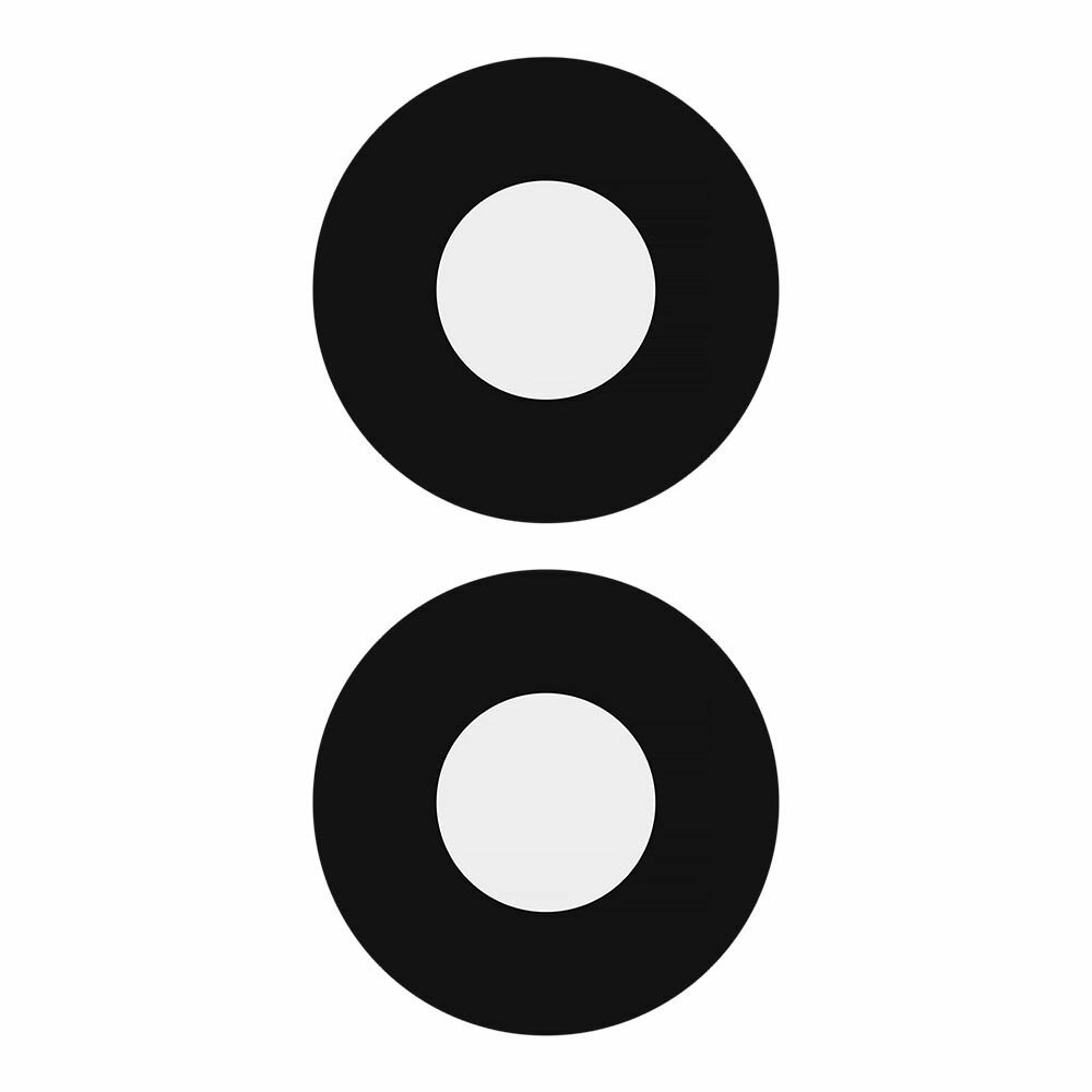 Стекло задней камеры для Xiaomi Redmi Note 11E (22041219C) (без рамки), черный