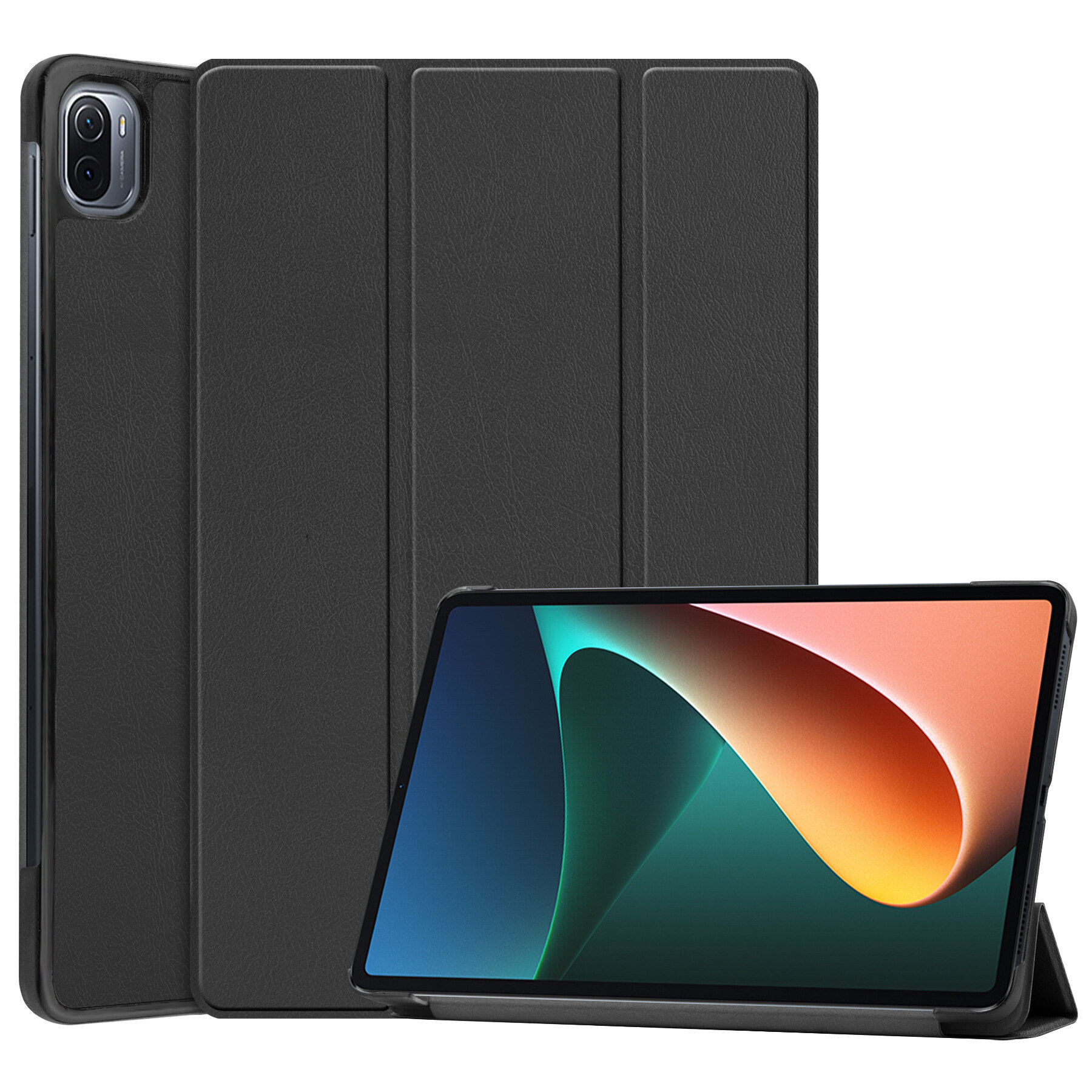 Защитный чехол Чехол. ру самый тонкий в мире для Xiaomi Mi Pad 5 / Mi Pad 5 Pro iL Sottile черный пластиковый