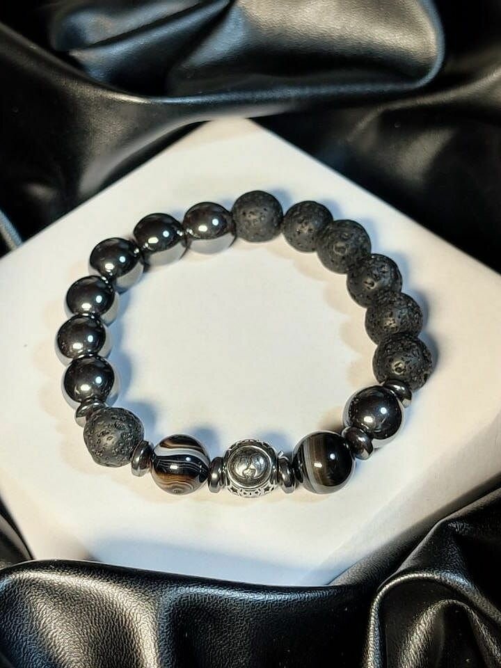 Браслет, агат