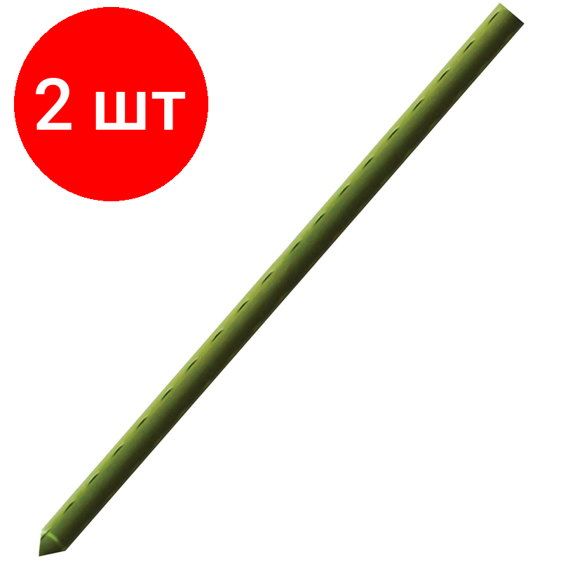 Комплект 2 штук, Опора металл в пластике h60см,466135