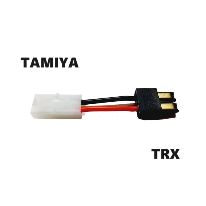 Переходник TAMIYA plug на TRAXXAS TRX ID (мама / папа) 47 разъемы KET-2P L6.2-2P на черный адаптер траксас штекер тамия Connector