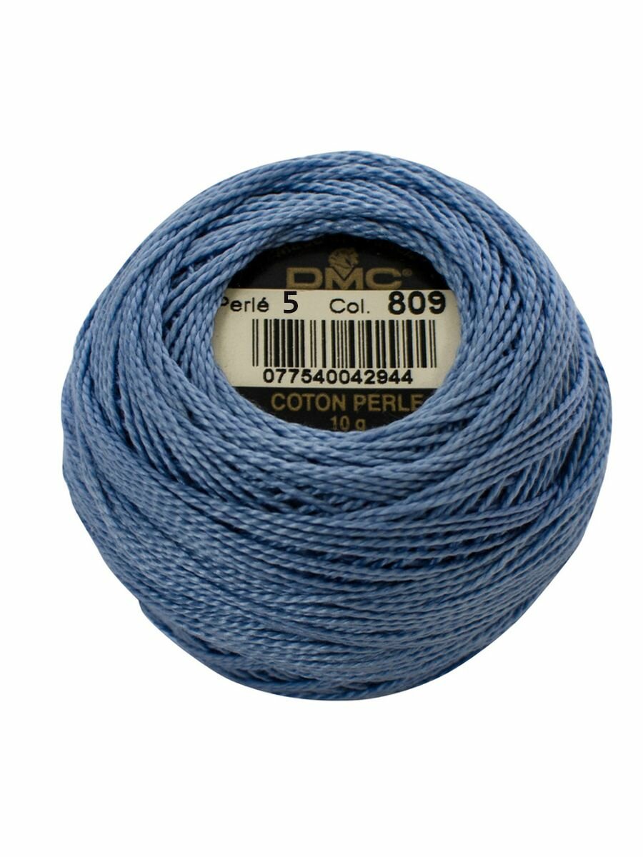 Мулине DMC Cotton Perle #5 (цвет: 0809, 45 м, артикул 116-5)