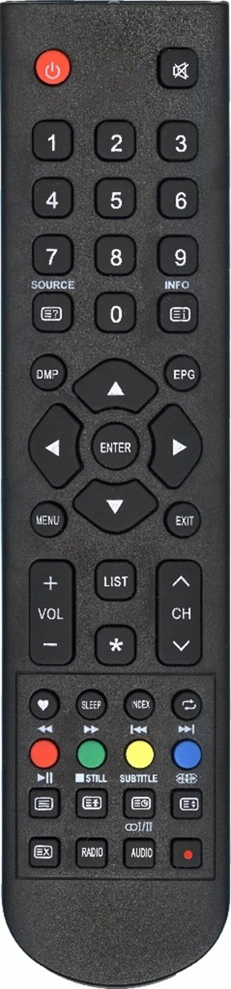 Пульт JKT-106B-2 (HD32D7100C) LCD TV для телевизоров DEXP