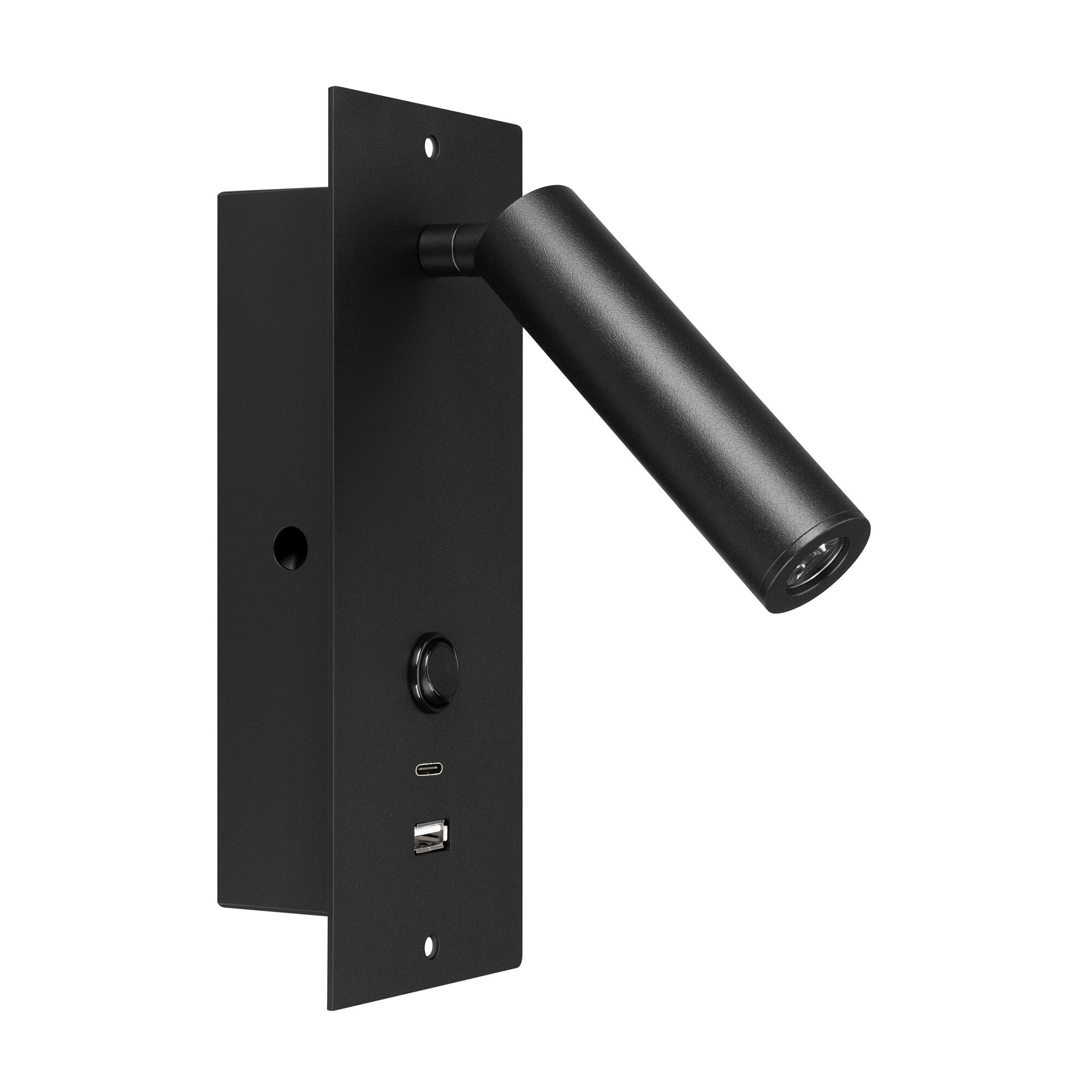 Светильник SP-BED-CHARGE-BUILT-S80x230-3W Warm3000 (BK, 20 deg, 230V, USB-A, USB-C) (Arlight, IP20 Металл, 3 года) 04688