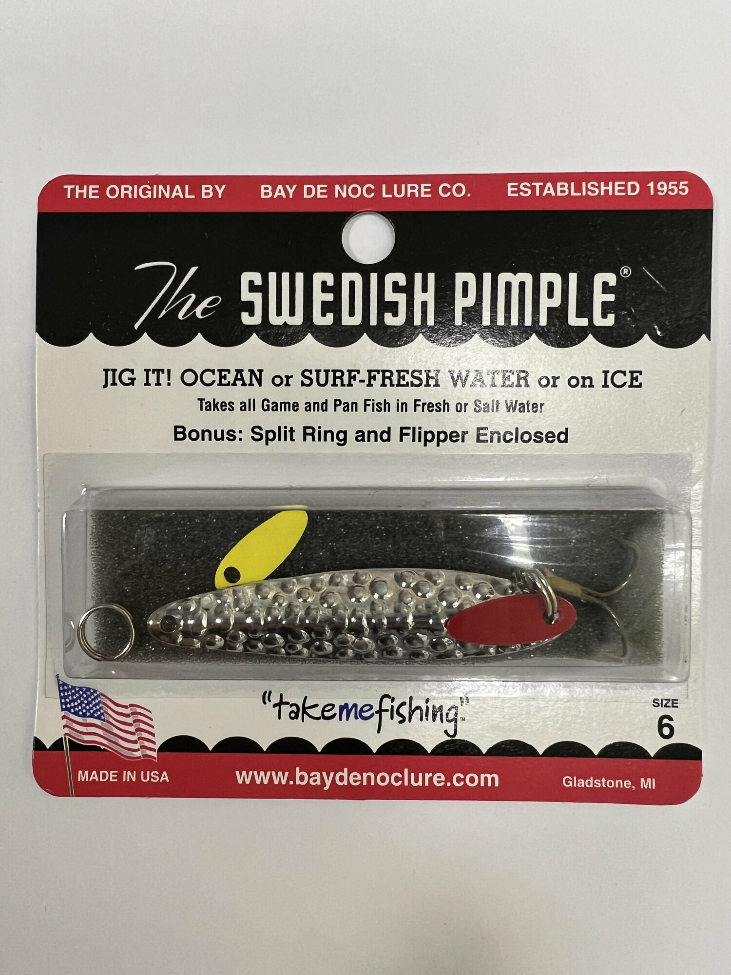 Блесна зимняя The Swedish Pimple 6