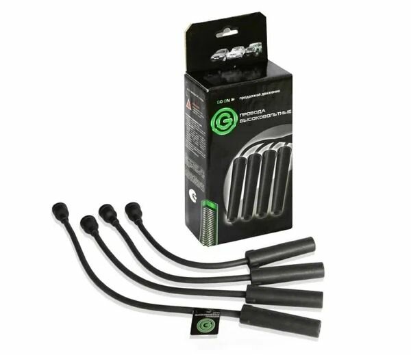 Провода высоковольтные для ГАЗ Газель (дв. УМЗ 4216 Евро 3) комплект 4 шт. арт 4216370709010