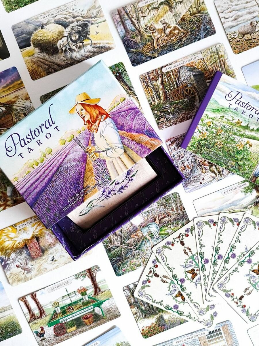 Карты Таро Пастораль / Pastoral tarot / набор с книгой