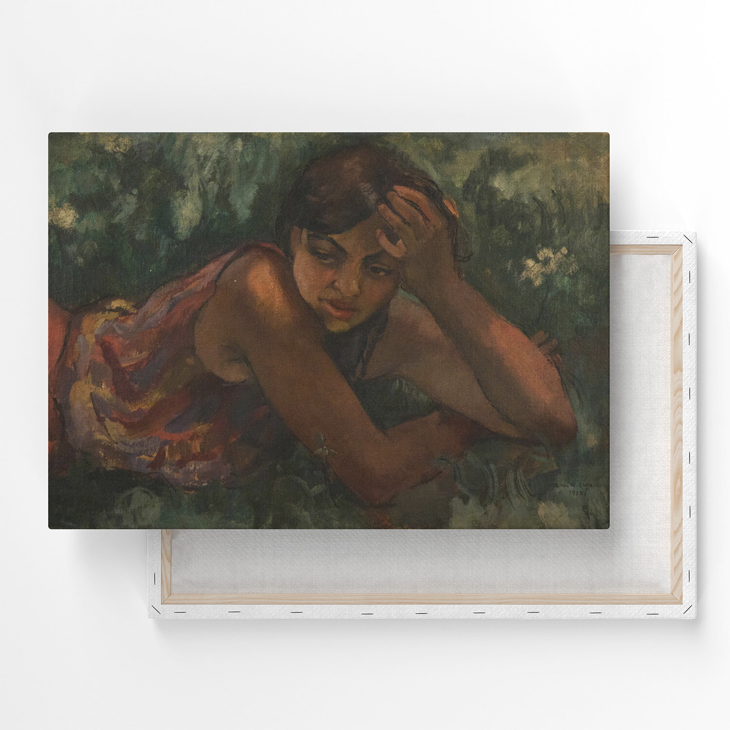 Картина на холсте, репродукция / Амрита Шер-Гил - Hungarian Gypsy Girl / Размер 60 x 80 см