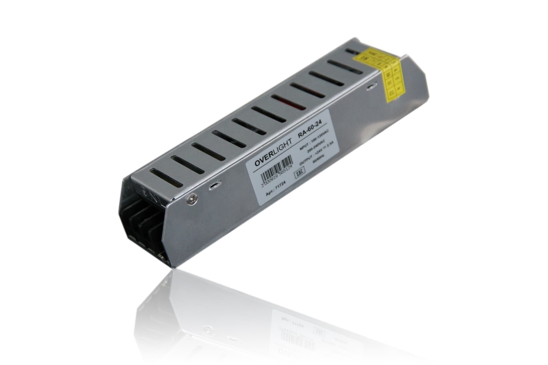 Блок питания для светодиодной ленты, 24 В, 60 Вт, IP 20