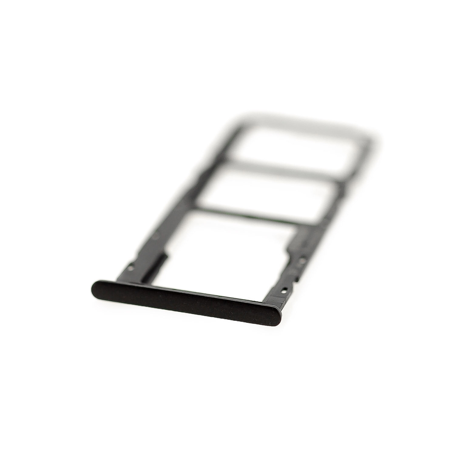 Слот SIM/ microSD-карт для Samsung Galaxy A20s (A207F) черный