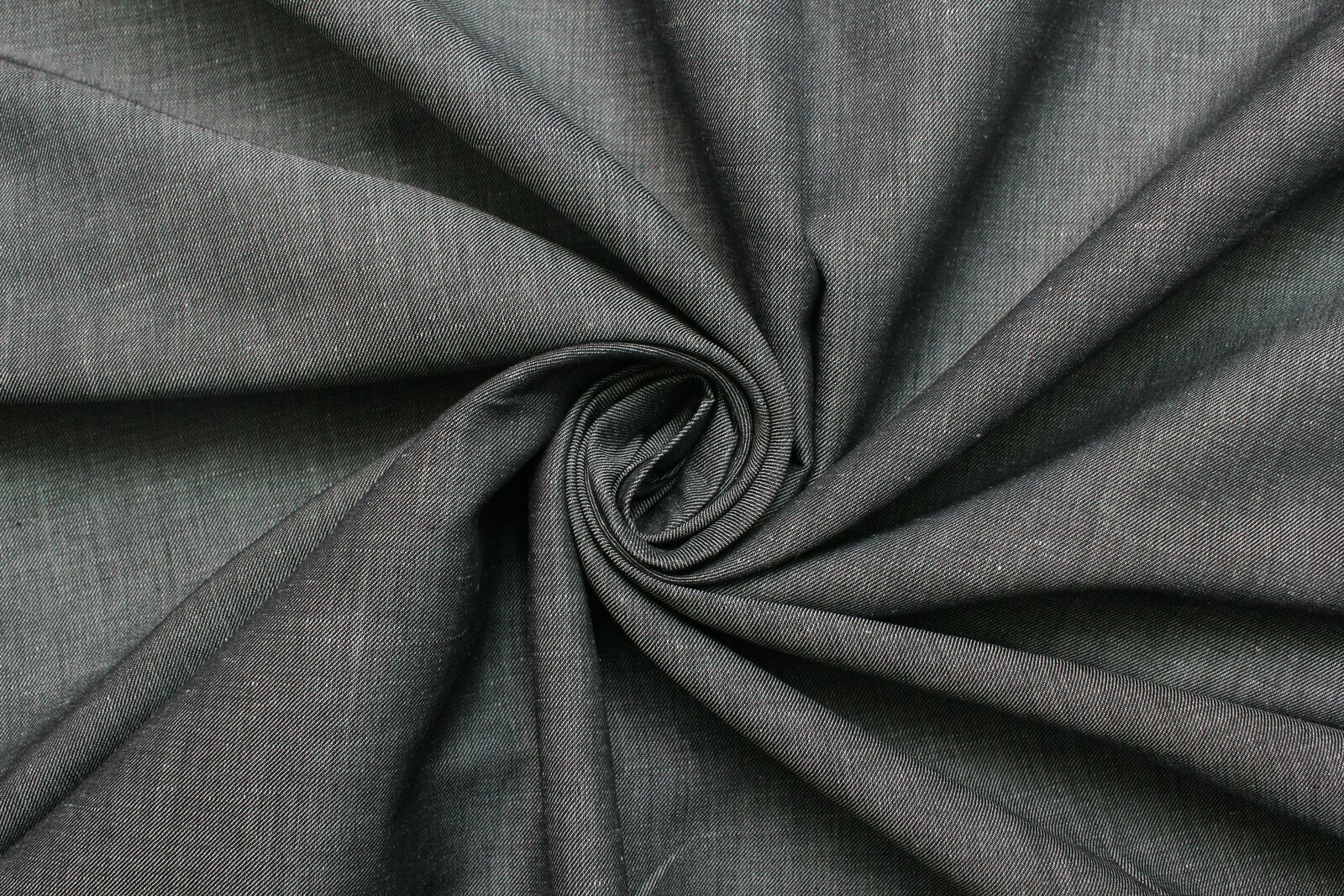 Ткань Лён-джинс серо-синий 0,5 м