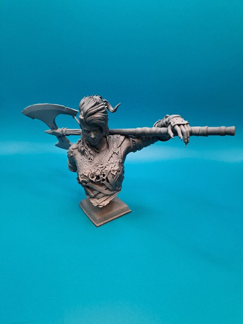 Бюст для коллекции - Карлах, Ярость Авернуса (Karlach, Avernus Fury. Baldurs Gate 3)