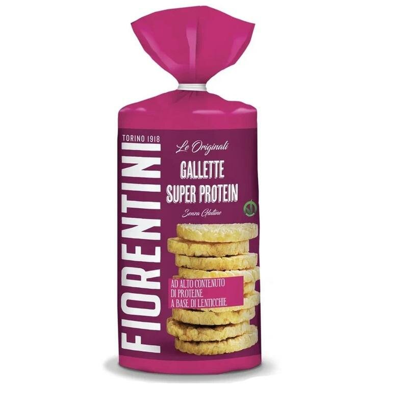 Хлебцы из красной чечевицы супер протеин 24% безглютеновые Fiorentini 120 г