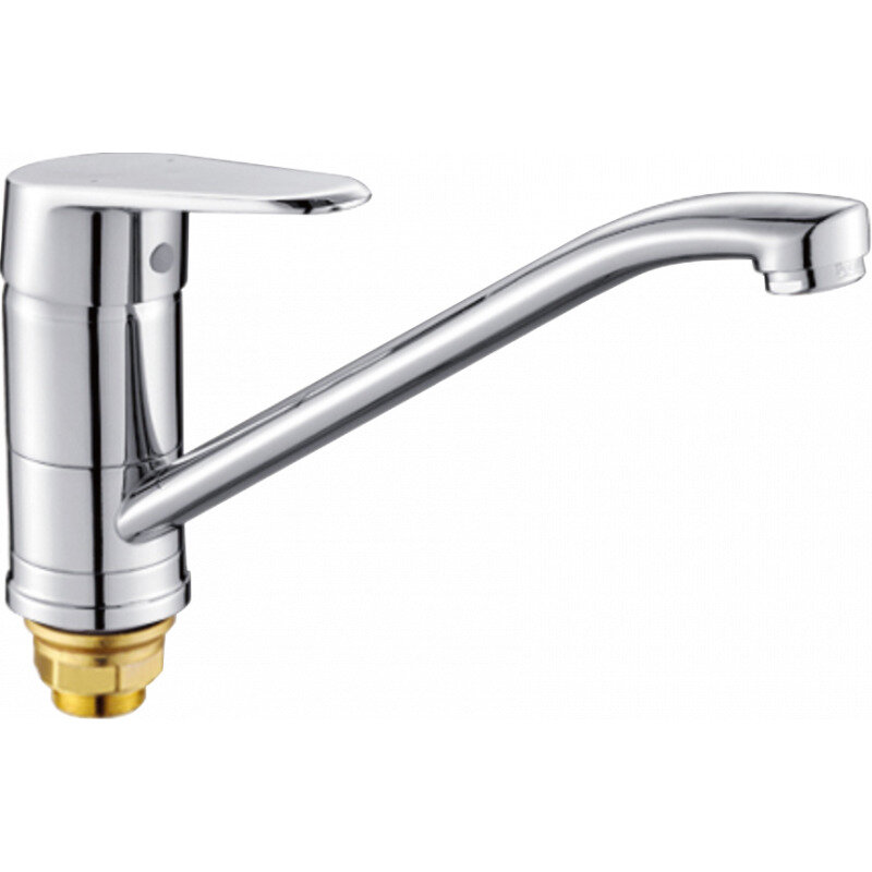 Смеситель для кухни Hansen H49023, поворотный излив, цвет хром