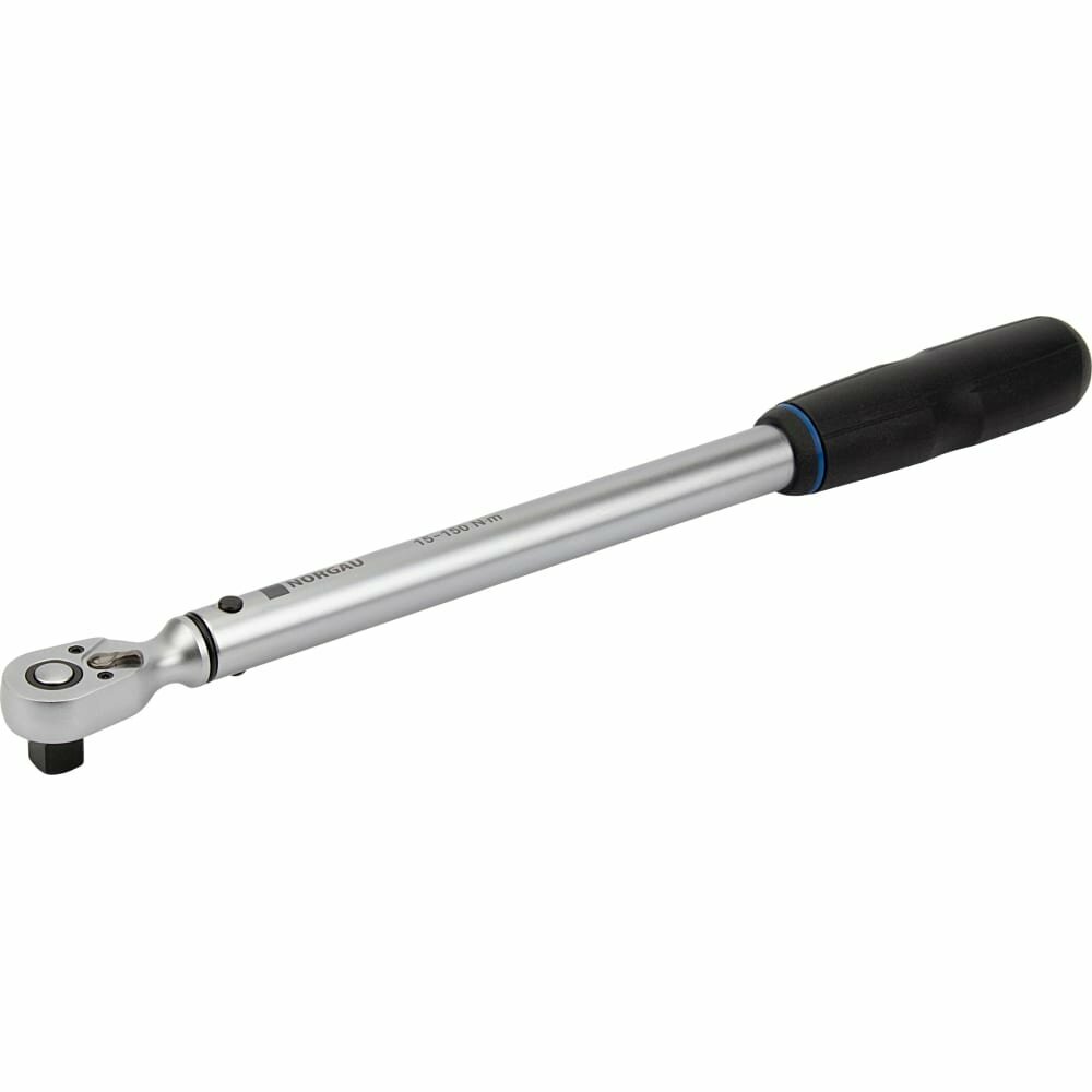 Динамометрический бесшкальный ключ NORGAU 1/2"; 15-150 Нм, тип NTW23-150PR с поверкой 051112150/П